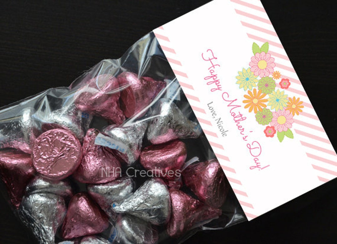 Personalized Happy Mother's Day Treat Bag Topper - DIY Printable ...