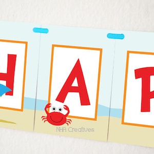 Happy Birthday Beach Banner - DIY Printable Digital File - Etsy