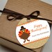 Personalized Thanksgiving Turkey Favor Tag DIY Printable Digital File ...