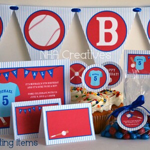 Baseball Place Cards - Baseball Bat and Play Ball - DIY Printable ...