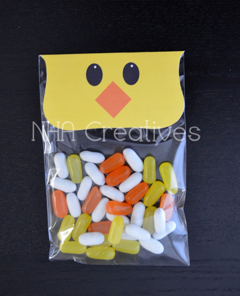 Chick Treat Bag Topper DIY Printable Digital File - Etsy