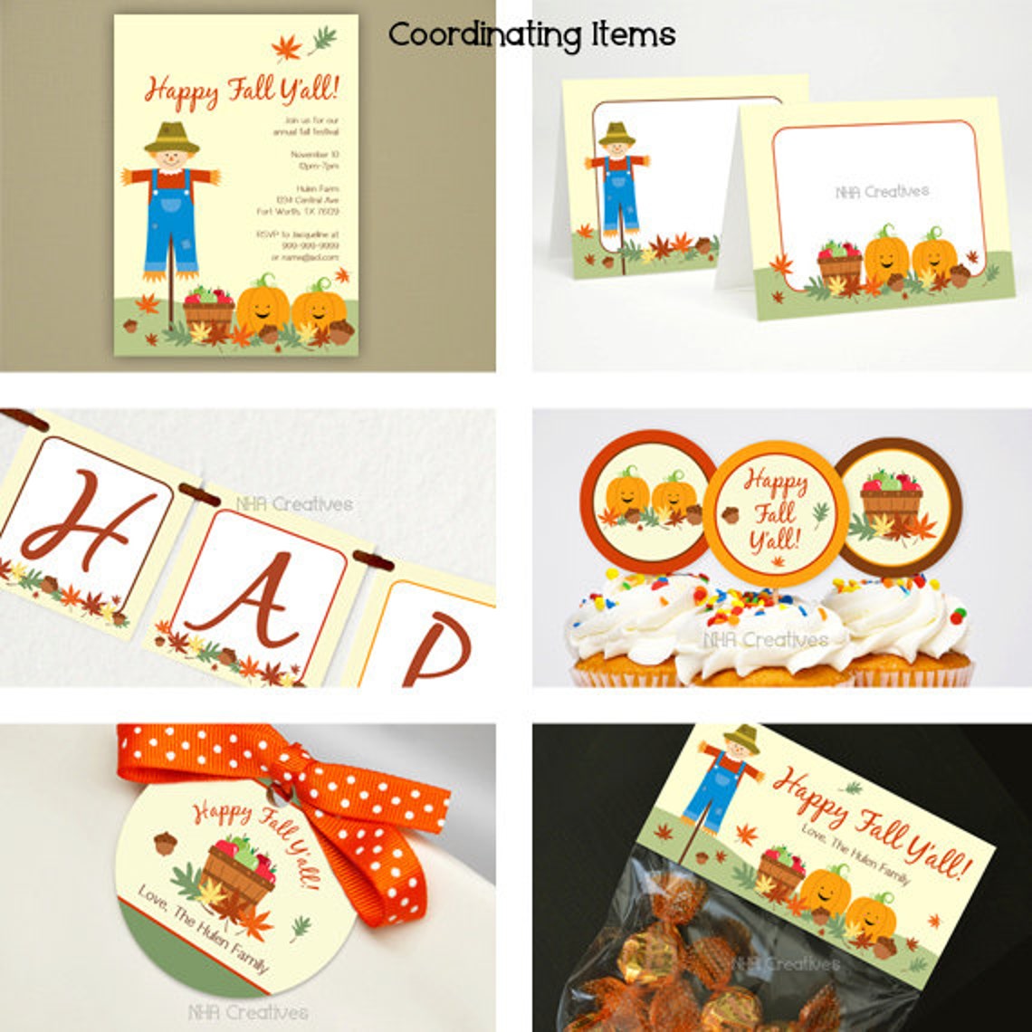 Happy Fall Y'all Banner DIY Printable Digital File - Etsy