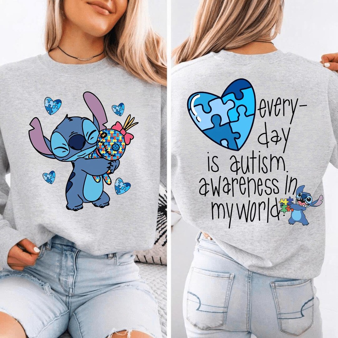 Stitch Autism Awareness PNG, Disney Autism Png, Awareness Day , Autism ...