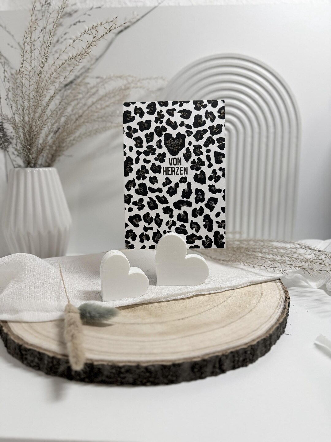 3MF + STL 3D Print File – Card Holder Photo Holder Heart – 2 Sizes ...