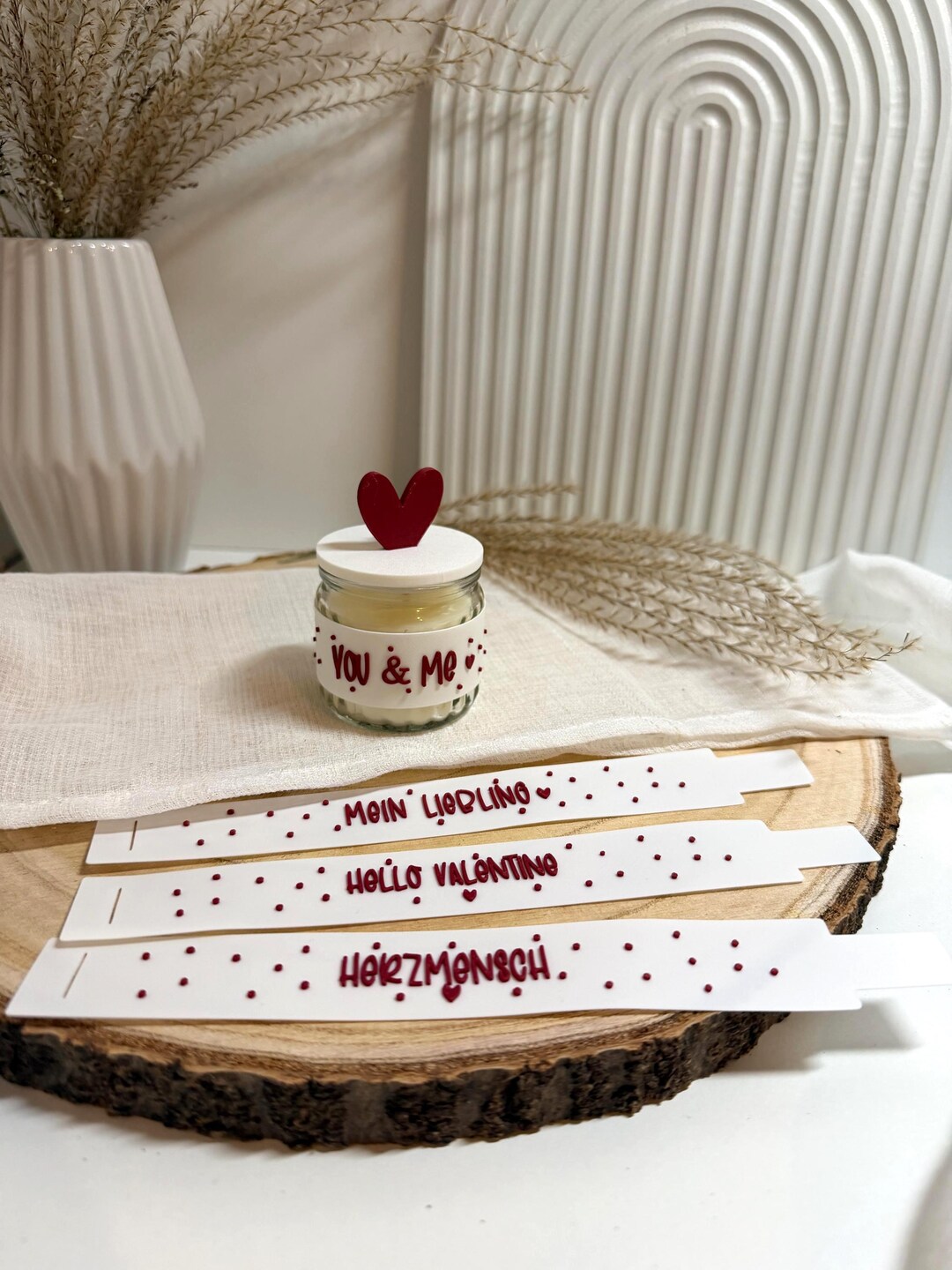 3MF STL 3D Print File – 4x Candle Bands for Glass Scented Candles With ...