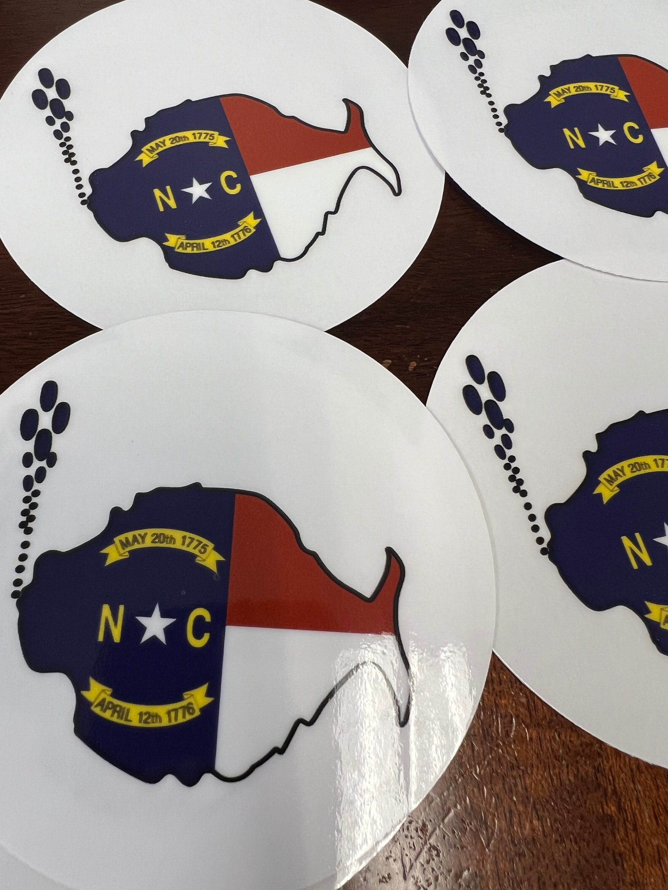 Phish North Carolina State Flag Glossy Sticker Summer Tour 2018 2022 ...