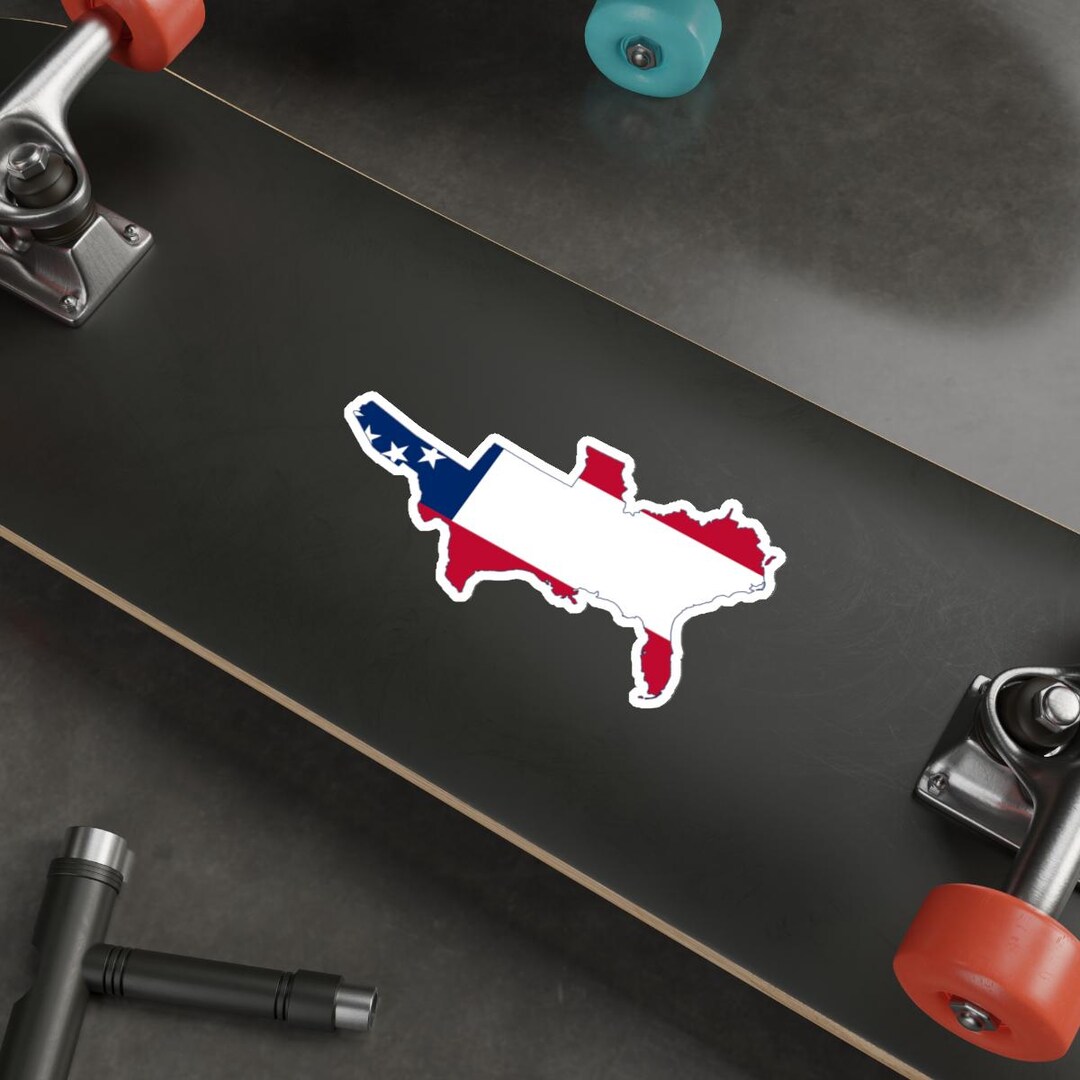 Dixie CSA Southern 1st National Flag Below the Line Die-cut Stickers - Etsy