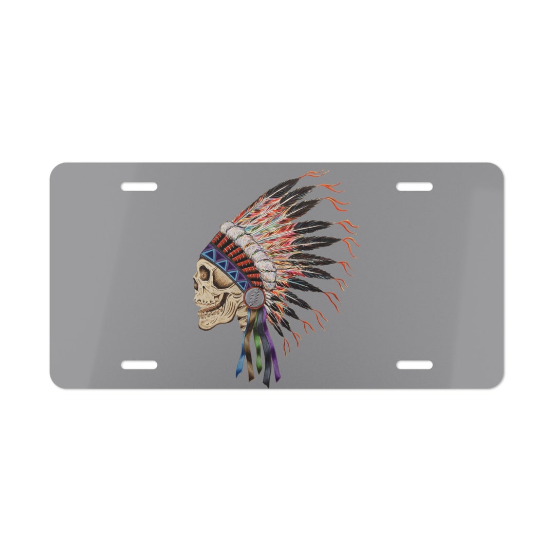 Grateful Dead Native American Indian Spring 1990 Vanity Plate - Etsy