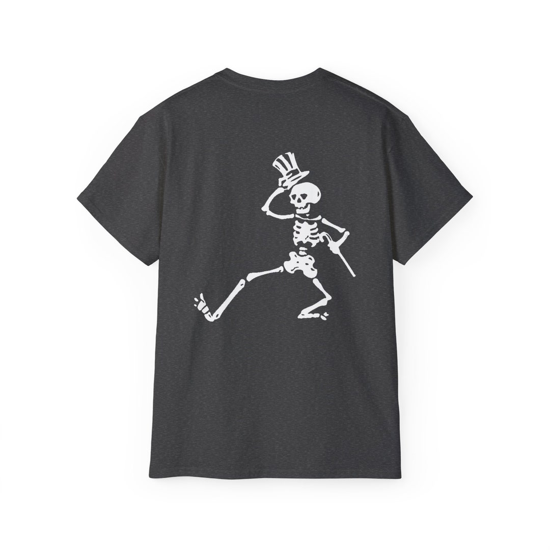 Grateful Dead Dancing Skeleton Top Hat Ultra Cotton Tee Colors - Etsy