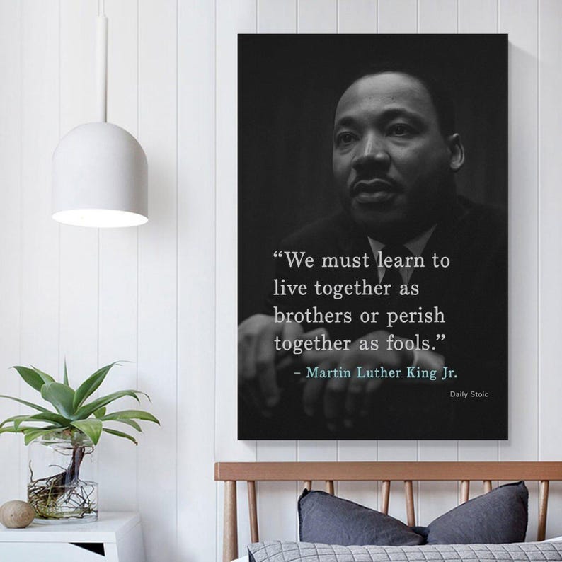 Martin Luther King Jr. Inspirational Posterwall Art Posters, Canvas ...