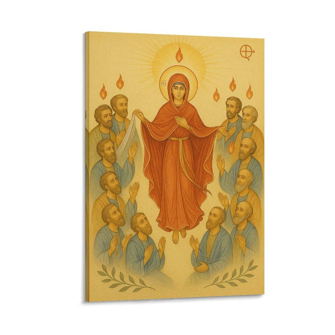 Intercession of God's Motherwall Art Posters, Canvas Printed Artworks ...