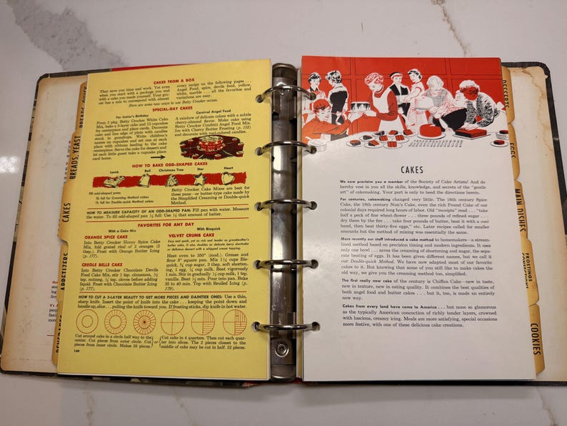 1956 Betty Crocker Picture Cookbook | Vintage Mid-century Retro Recipes ...