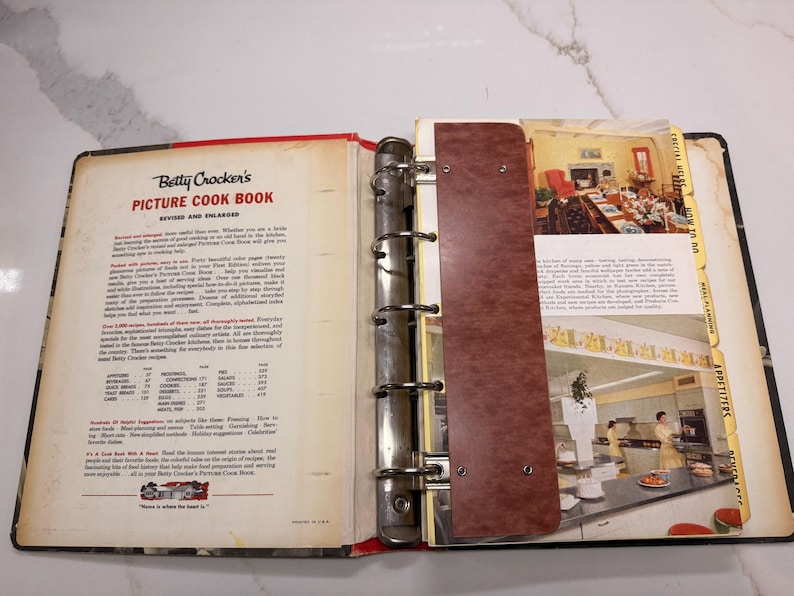 1956 Betty Crocker Picture Cookbook | Vintage Mid-century Retro Recipes ...