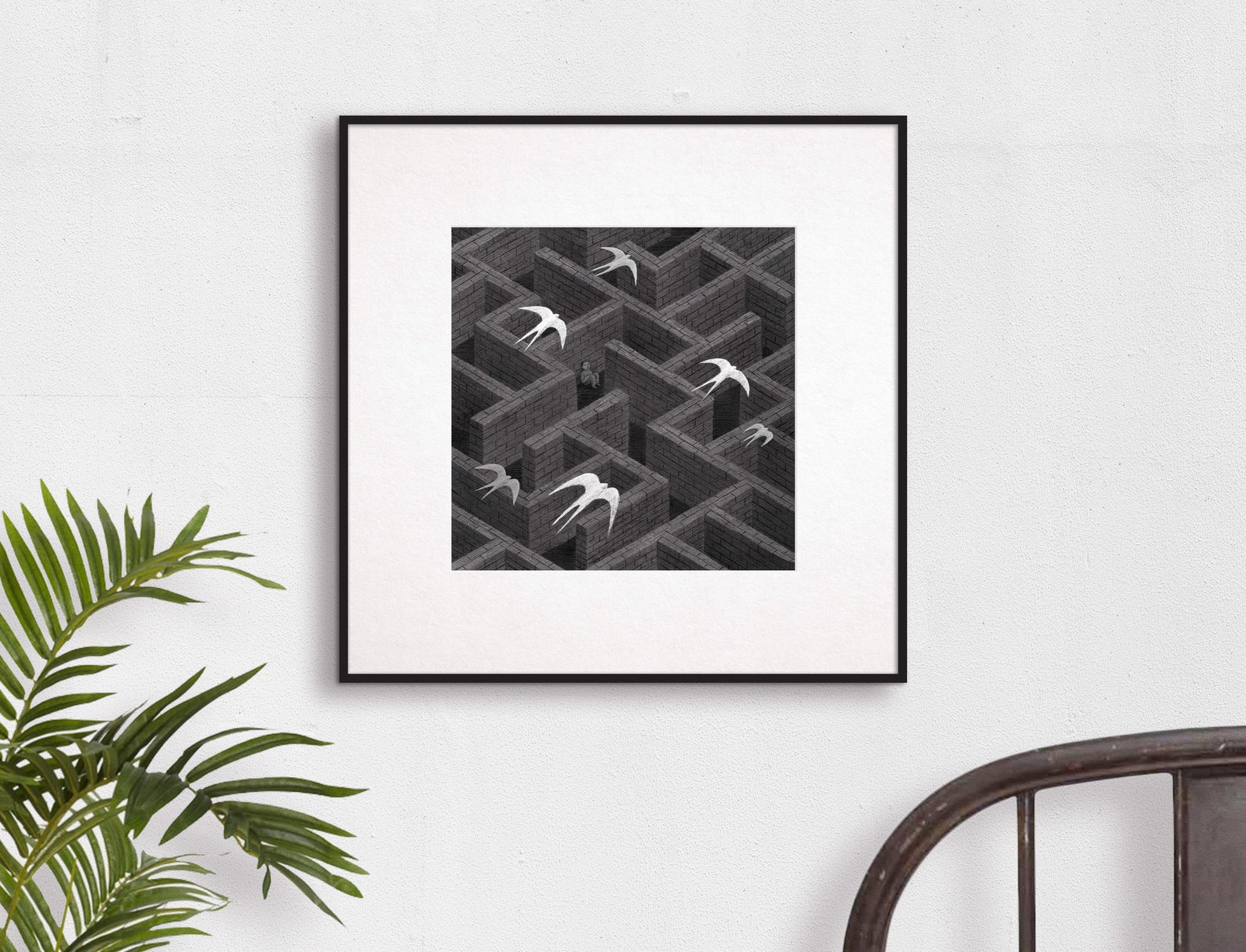 The Labyrinth- Art Print - Etsy