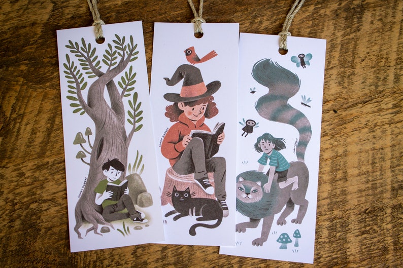 Fantasy Adventure Bookmarks- Set of Three - Etsy
