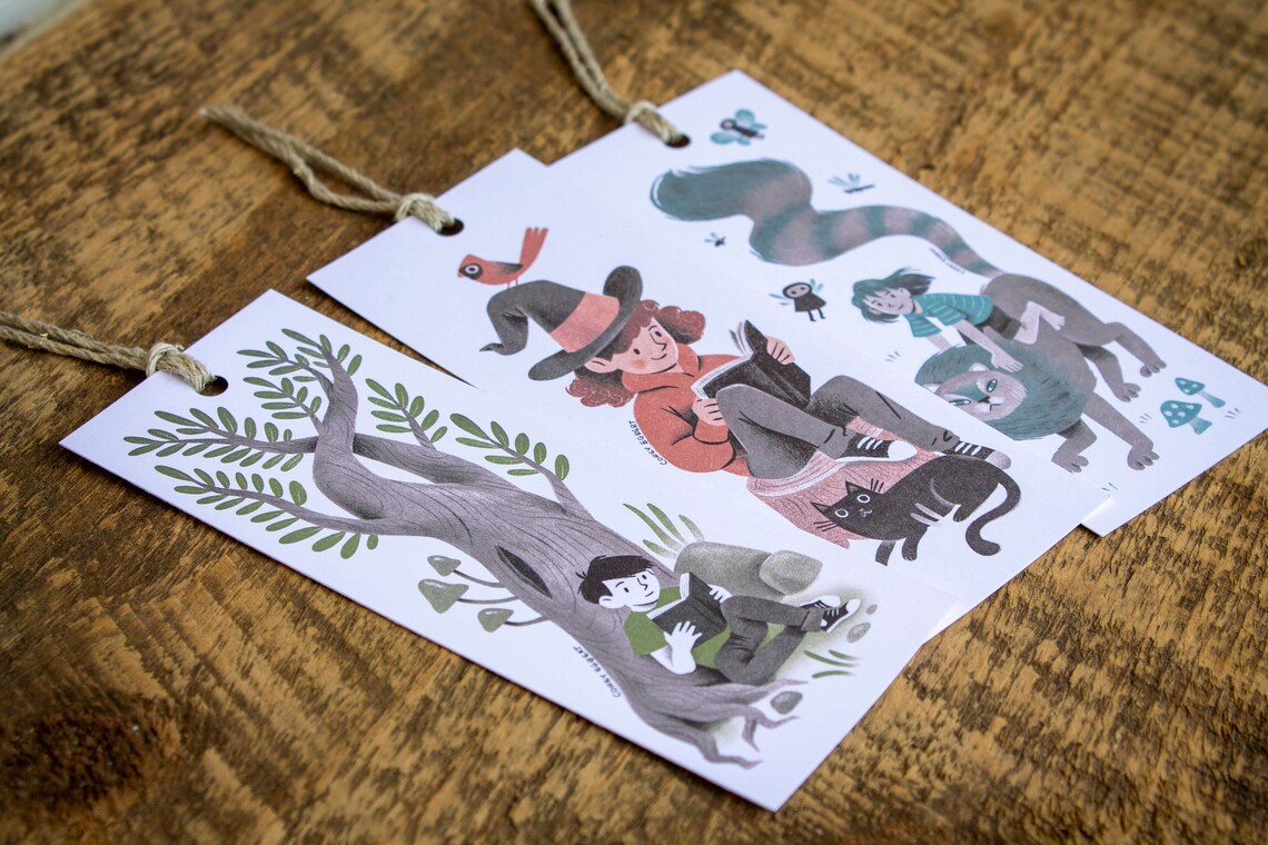 Fantasy Adventure Bookmarks Set of Three - Etsy