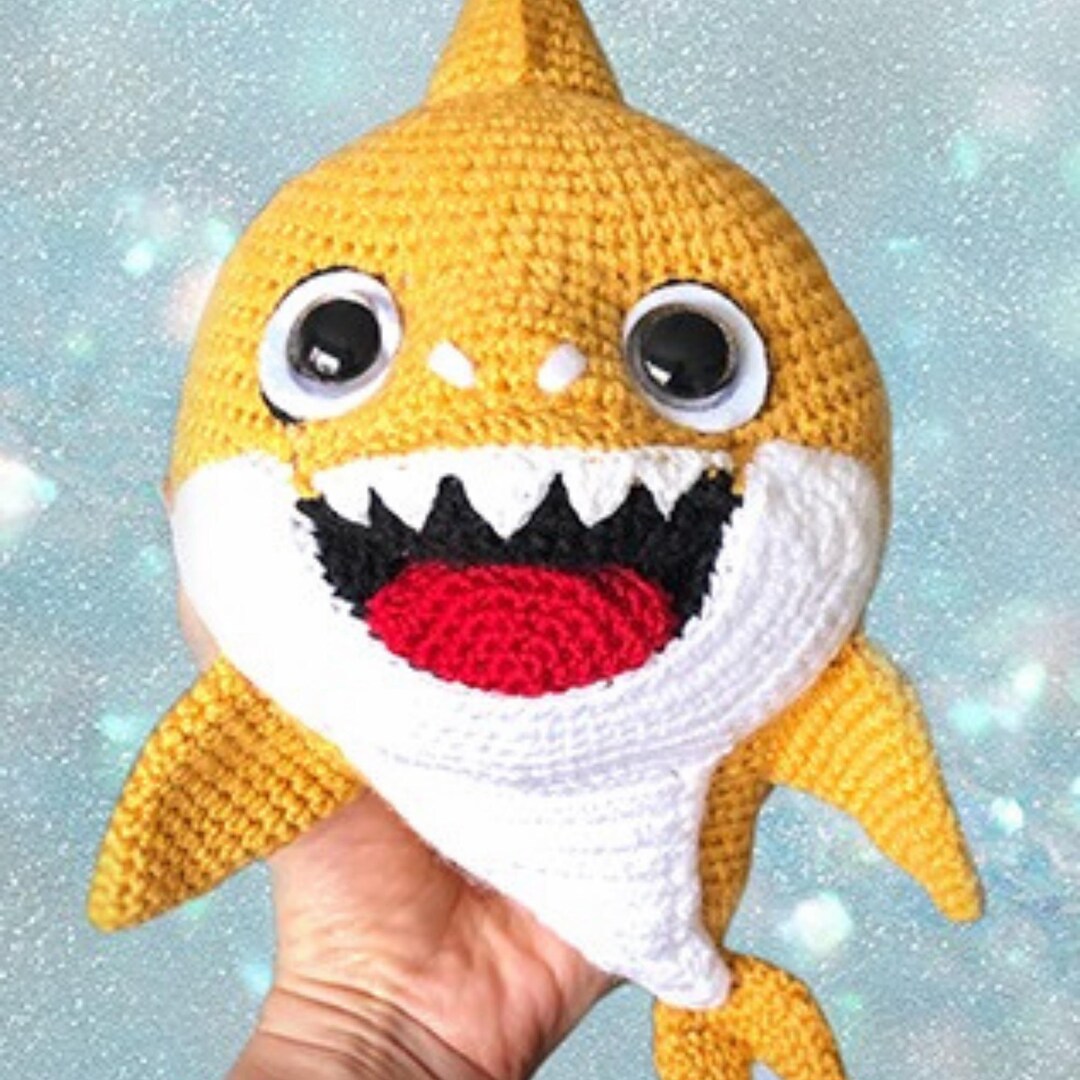 Baby Shark Crochet Pattern | Amigurumi Plush Toy (digital Download) - Etsy