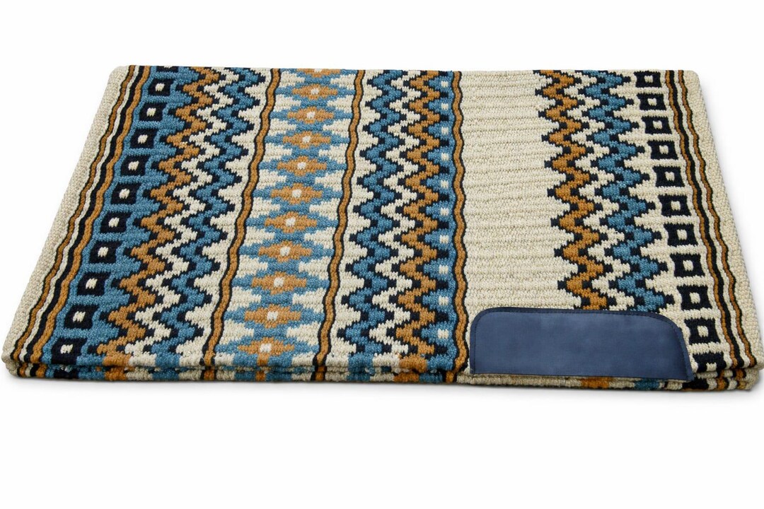 Handmade Western Saddle Pad With Geometric Pattern - Etsy