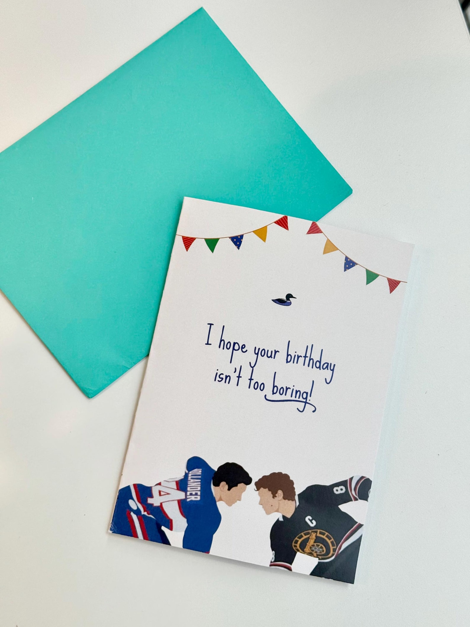 Heated Rivalry Birthday Card | Hockey Theme | Shane Hollander | Ilya ...