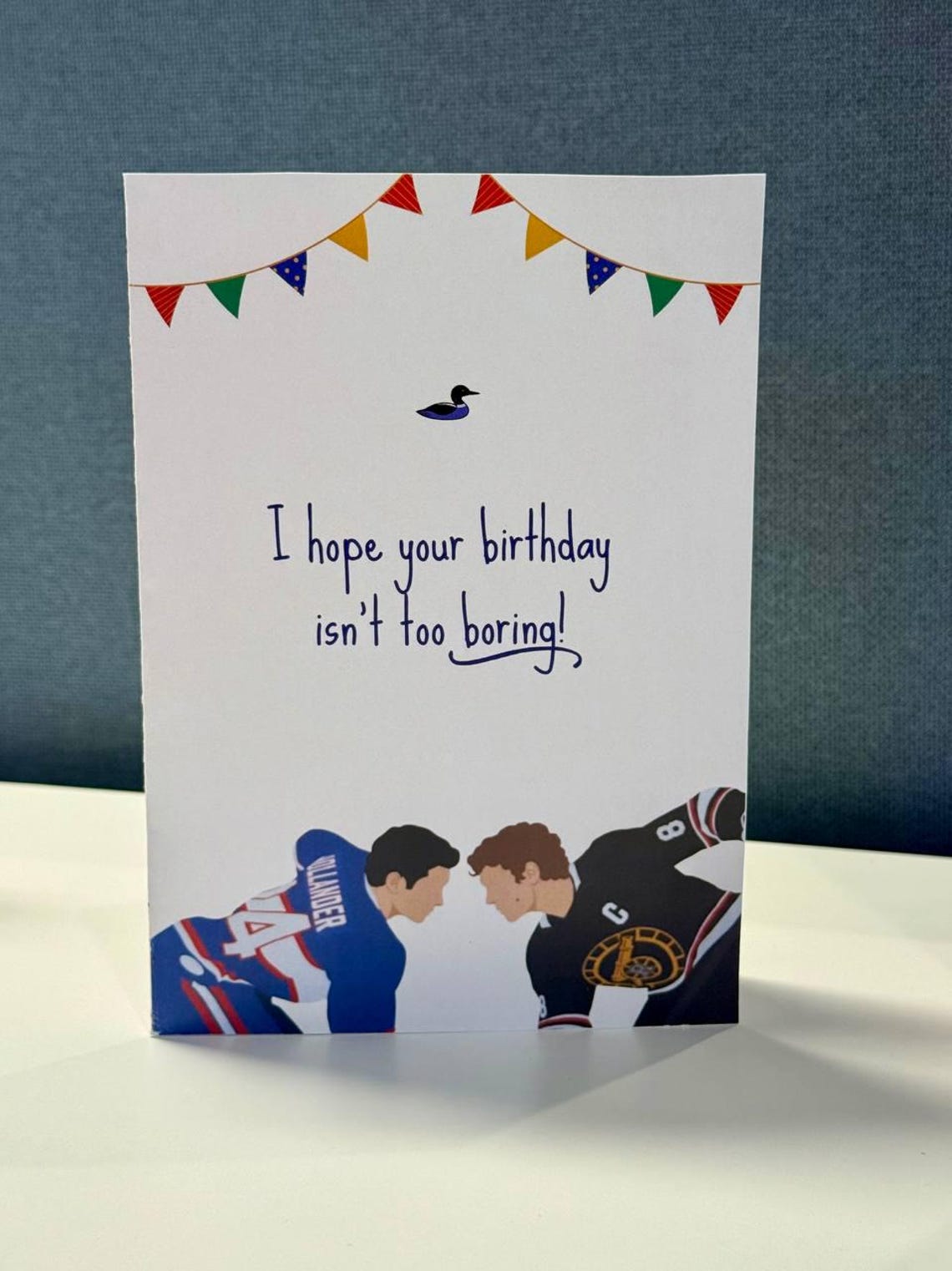 Heated Rivalry Birthday Card | Hockey Theme | Shane Hollander | Ilya ...