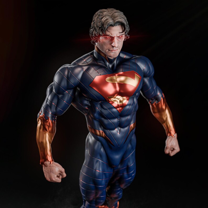 Flying Superhero Bust STL | Sky Guardian Hero Statue | 3D Print ...