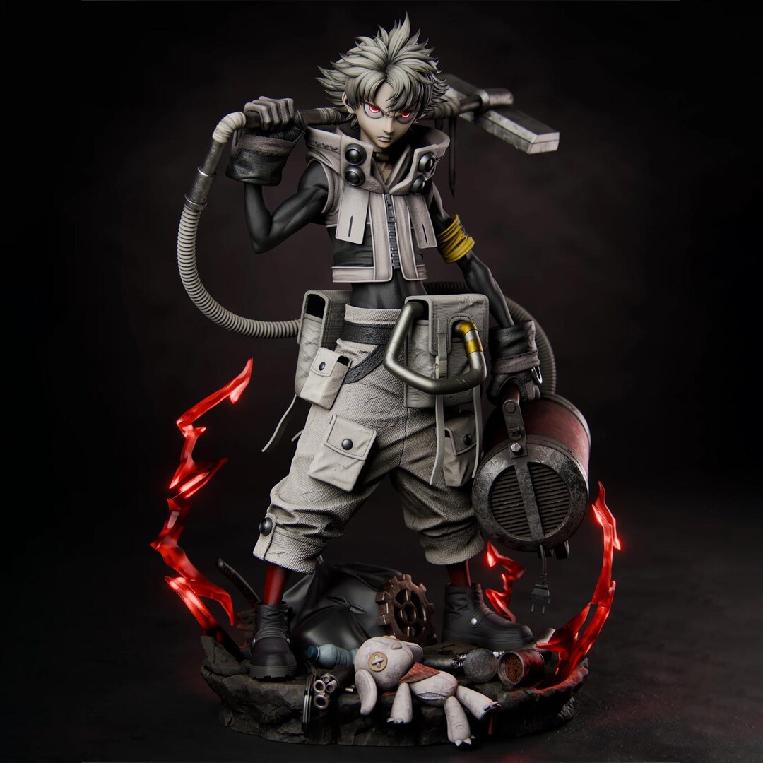 Mech Soldier Statue STL | 1/7 Scale Post-apocalyptic Bust (3D Print ...