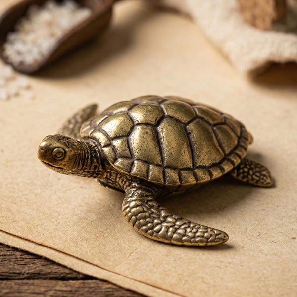 Brass Turtles - Etsy