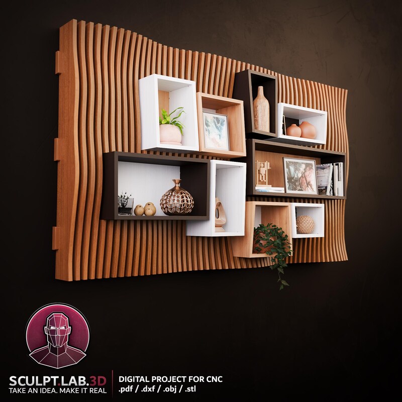 Parametric Wall Art Shelf - Etsy