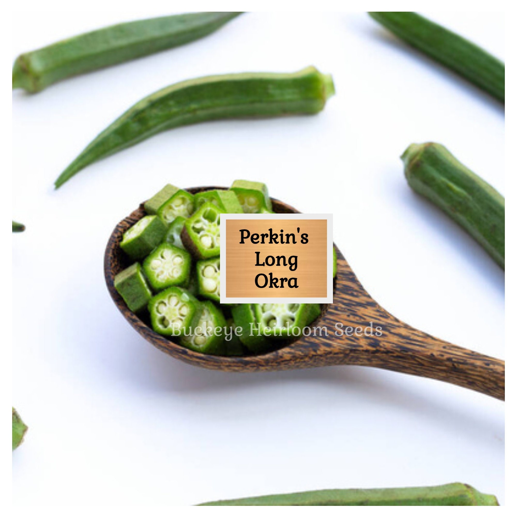 Perkins Long Pod Okra Seeds -heirloom - Early Harvest - High Yield ...