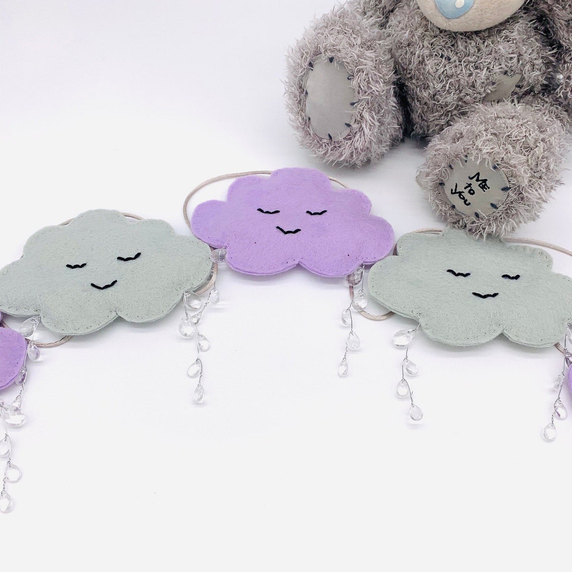 Cloud Bunting Nursery Decoration Baby Shower - Etsy
