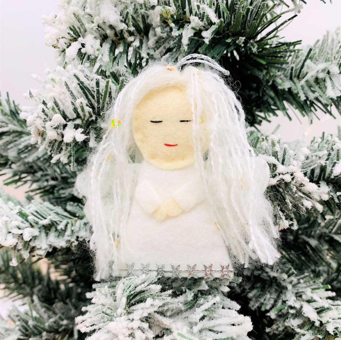 Felt Christmas Decoration Christmas Angel REDUCED | Etsy