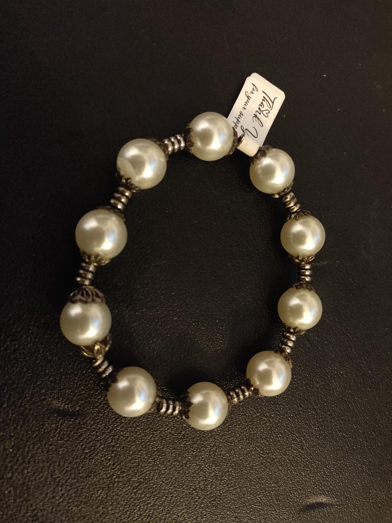 Power Bubble Dreamers Bracelet, Pearl, Elegant, White Pearls, Valentine ...