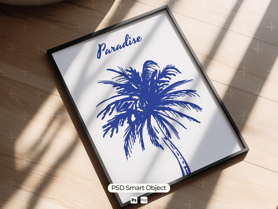 Black Framed Poster Mockup 3x4 Ratio High Resolution PSD Photoshop ...