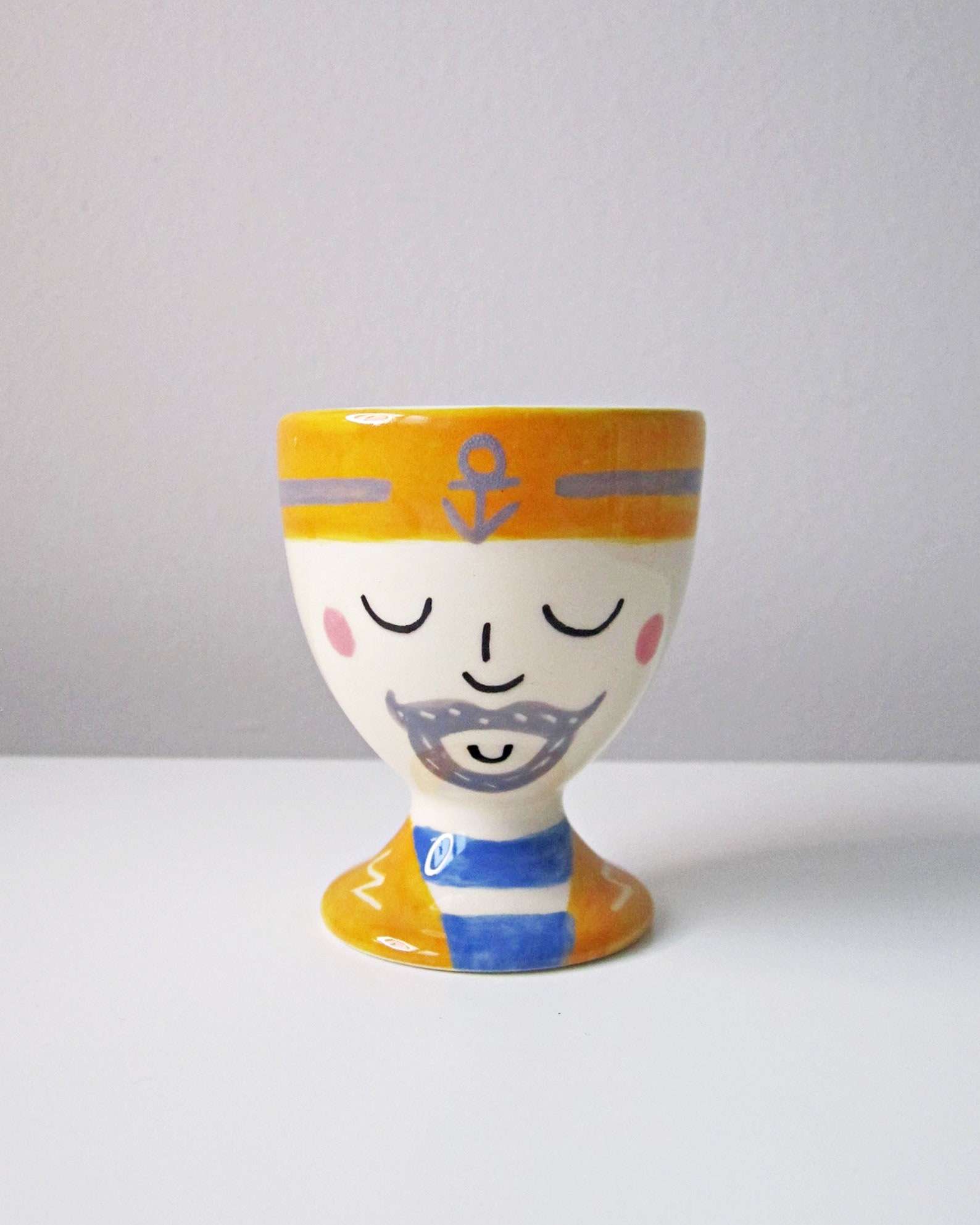 Character Egg Cups Ceramic Egg Cups Egg Gift Egg Holders | Etsy