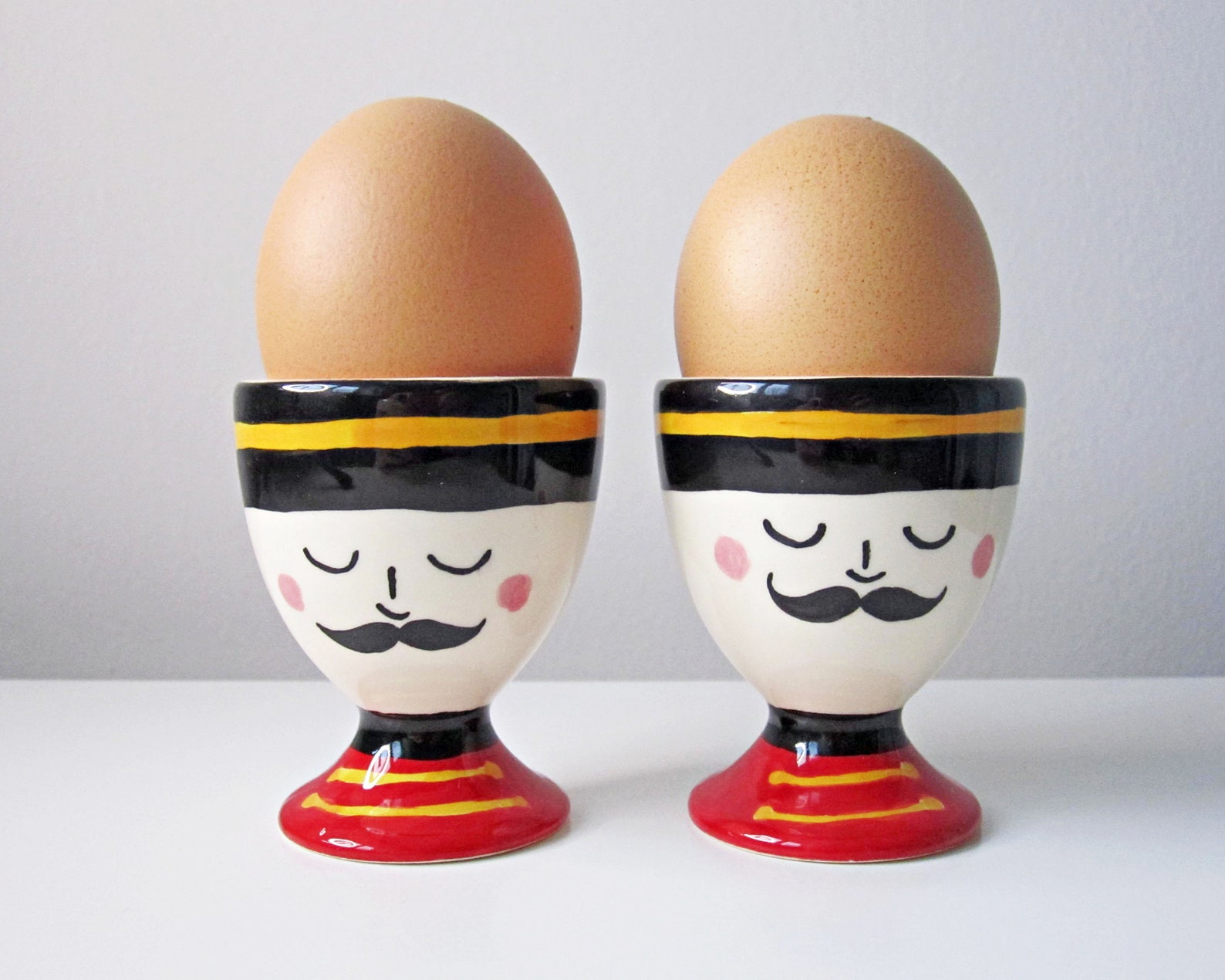 Character Egg Cups Ceramic Egg Cups Egg Gift Egg Holders - Etsy