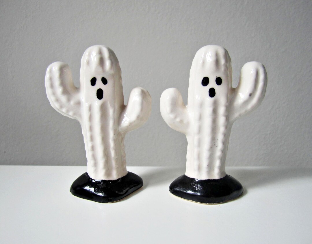 Mini Ghosts - Ceramic Ghosts - Halloween Gifts - Cacti Ghosts ...