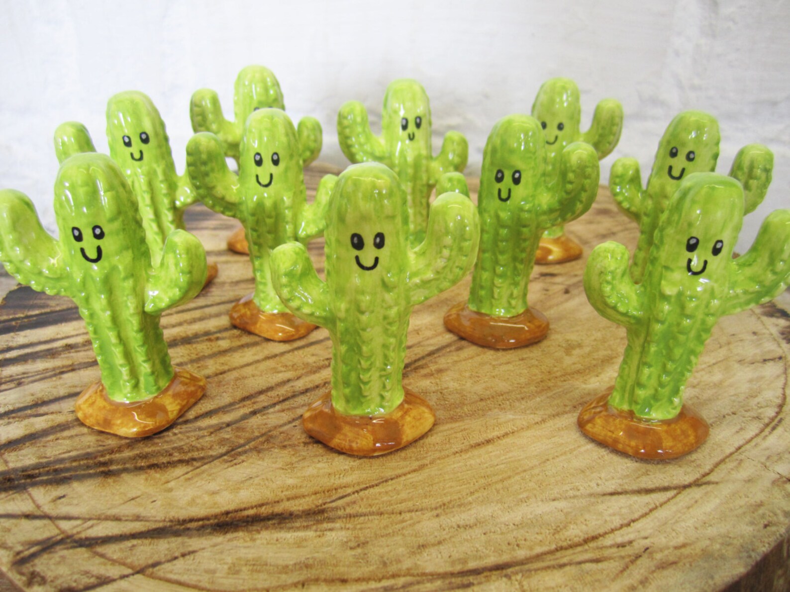 Miniature Cacti, Cactus Gift, Ceramic Cacti, Fun Cacti, Office Gift ...