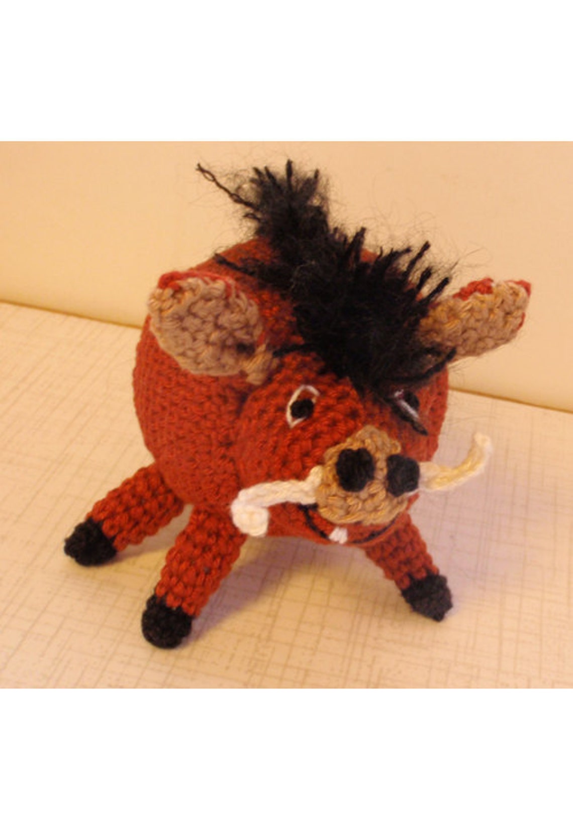 Amigurumi Crochet Pattern PDF Pumba - Etsy