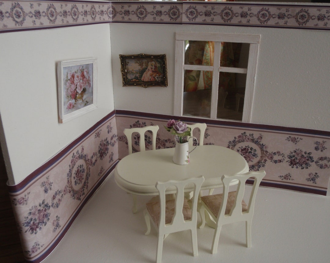 Dollhouse Wall Panels PDF and Wall Paper Border PDF - Etsy