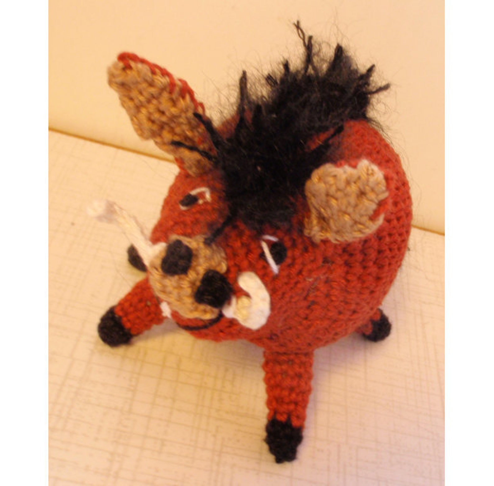Amigurumi Crochet Pattern PDF Pumba - Etsy