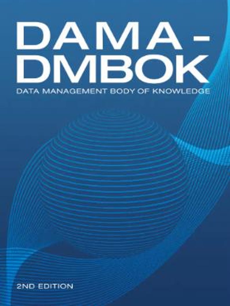 Dama-dmbok Data Management Body of Knowledge - Etsy