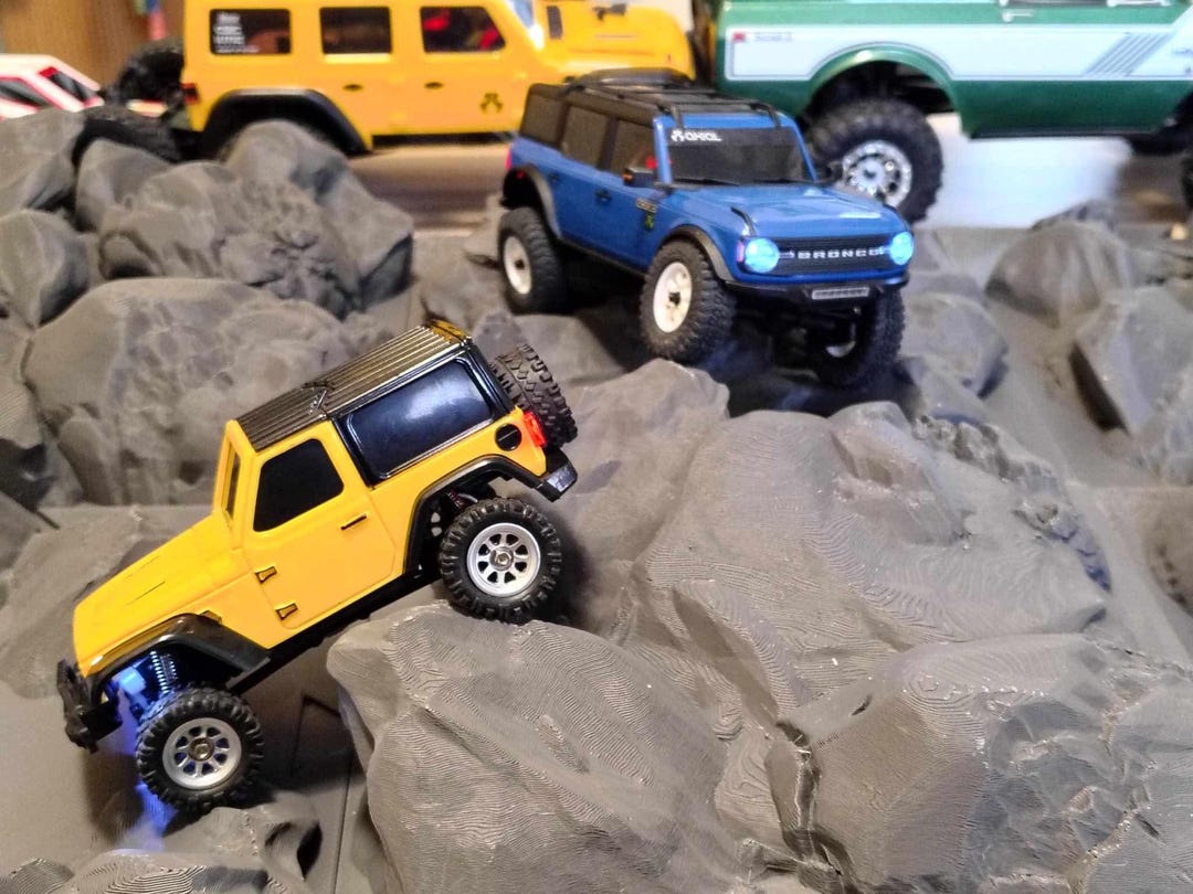 RC Crawler Course | 6-pack Modular Obstacle Tiles, 1/24 & 1/30 Scale - Etsy