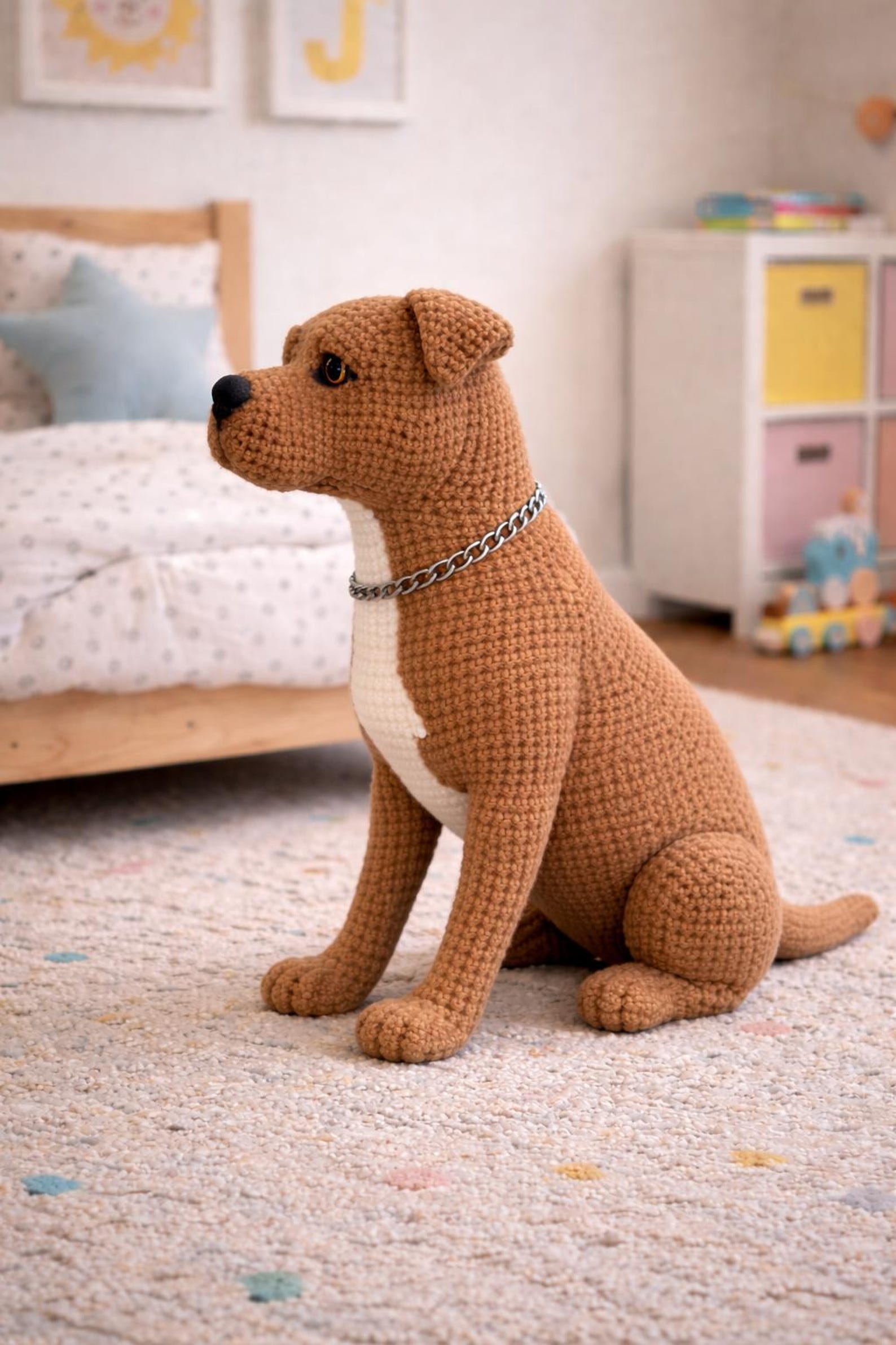 Realistic Pitbull Amigurumi Pattern PDF | Crochet Dog Pattern | Plush ...