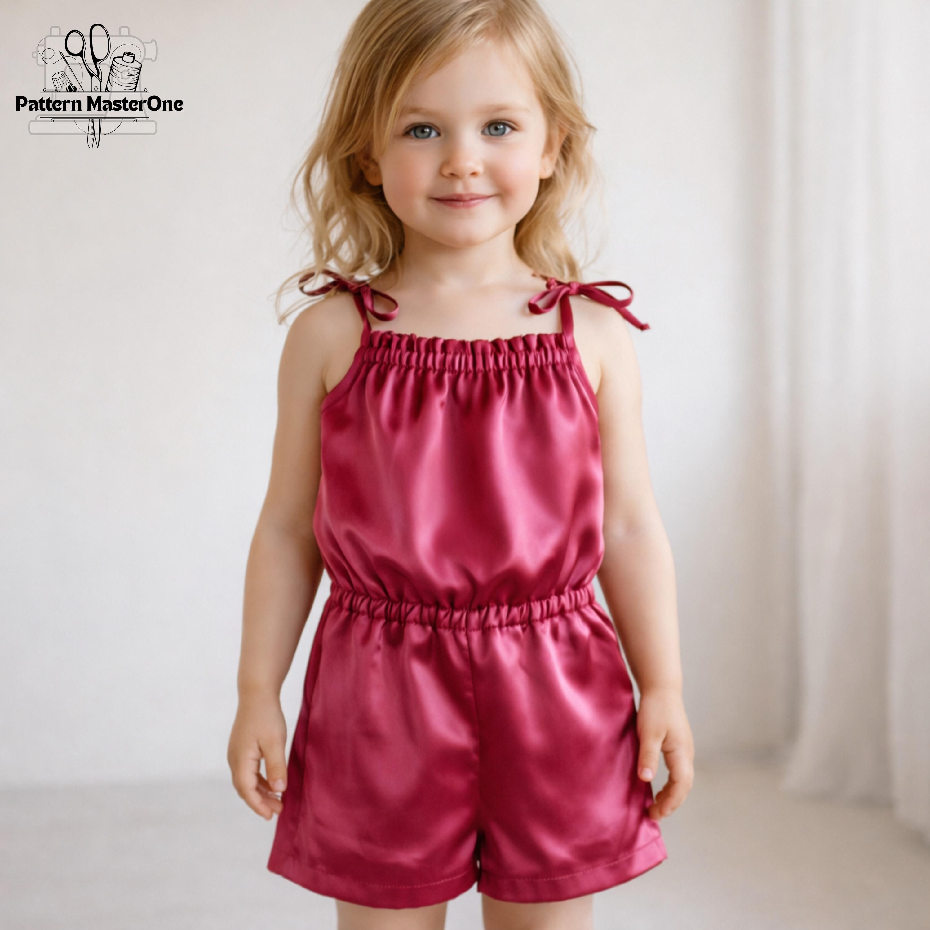 Baby Summer Romper Sewing Pattern PDF, Kids Playsuit 2-11 Years ...