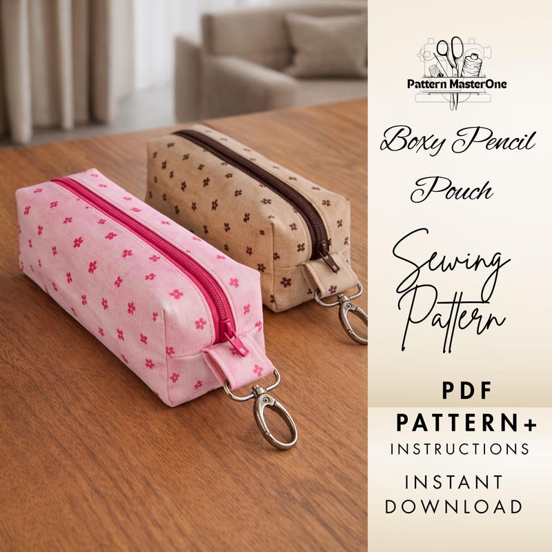 Zipper Pencil Pouches - Etsy UK