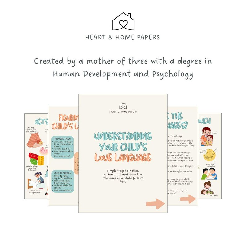 Love Languages for Kids: Printable Parenting Guide PDF to Understand ...