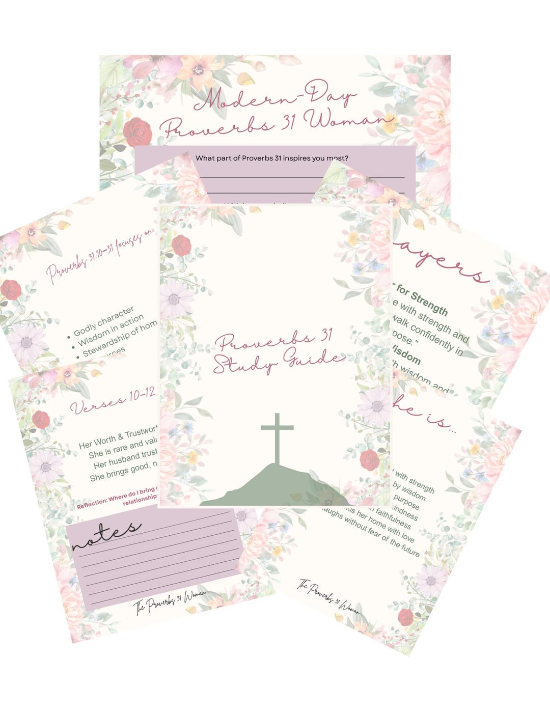 Proverbs 31 Woman Bible Study Printable - Etsy