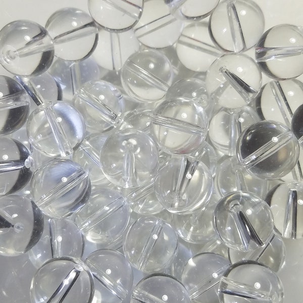 Clear Glass Beads - Etsy