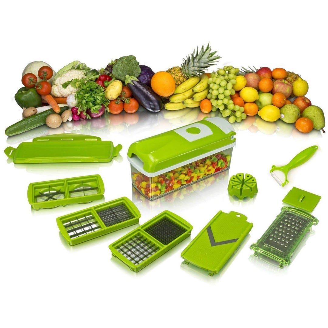 12-in-1 Nicer Dicer – Multi-function Vegetable & Fruit Chopper for ...