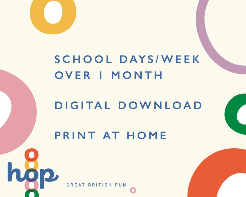 Printable School Weekdays Sticker Reward Chart for Children Toddlers ...